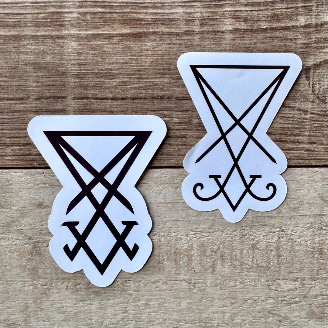 Lucifer Art Sigil Symbol Sticker Decal (water Resistant) - Etsy