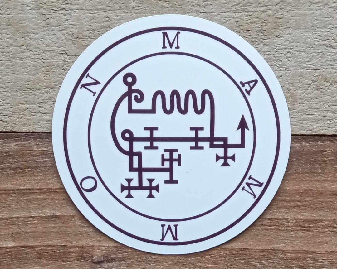 Mammon Sigil Sticker Decal (water Resistant) - Etsy