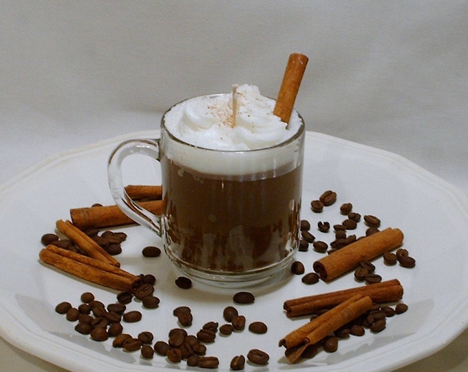 Cinnanut Columbian Cafe' Gourmet Coffee Scented Candle - Etsy