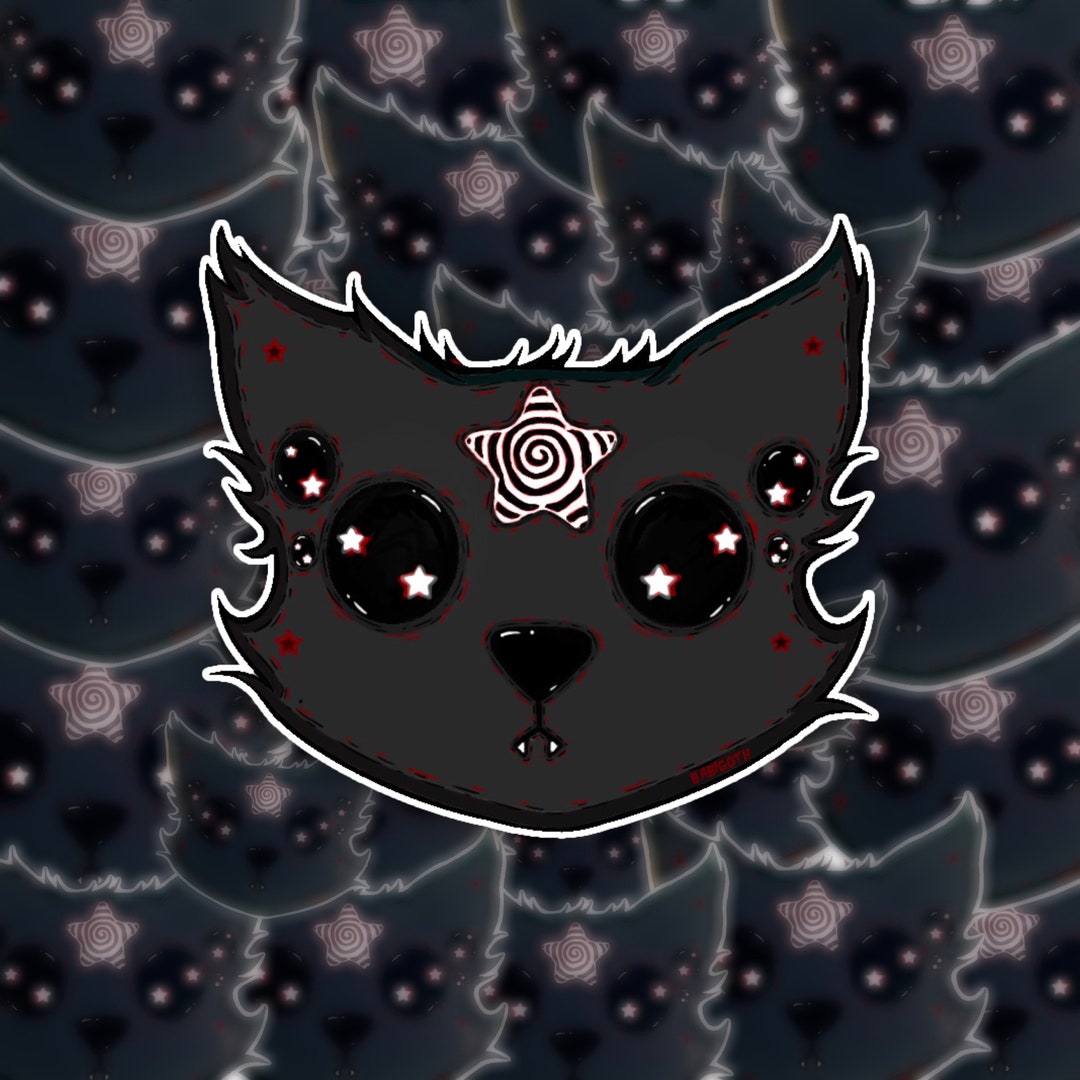 Star Cat Sticker - Etsy