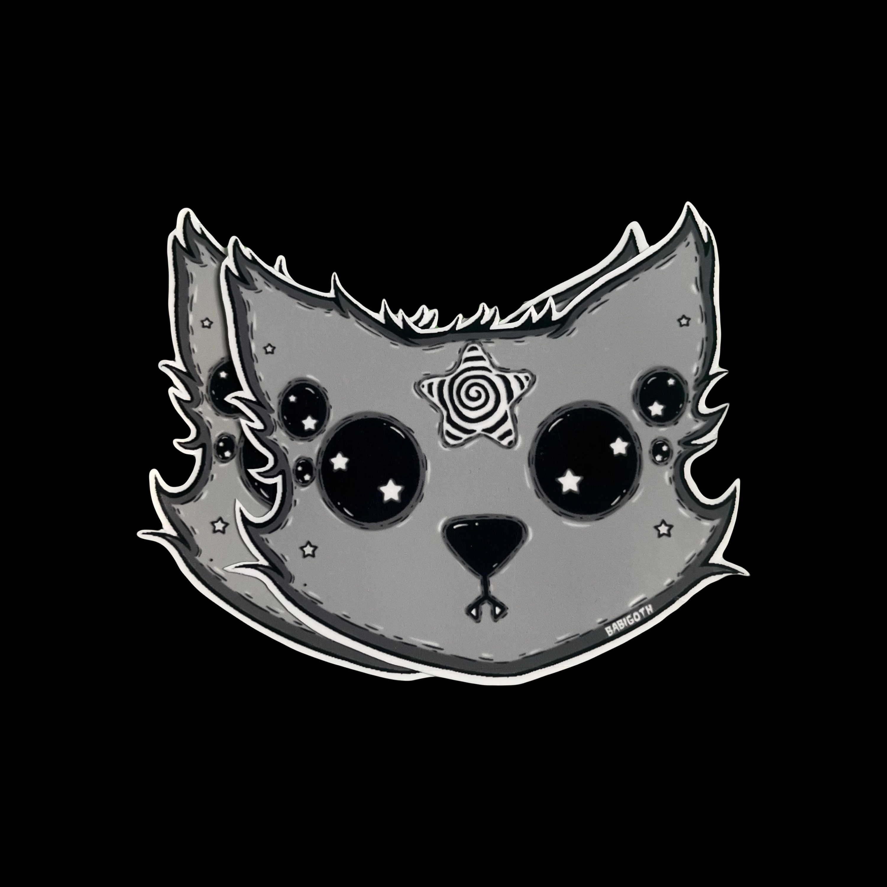 Star Cat Sticker - Etsy