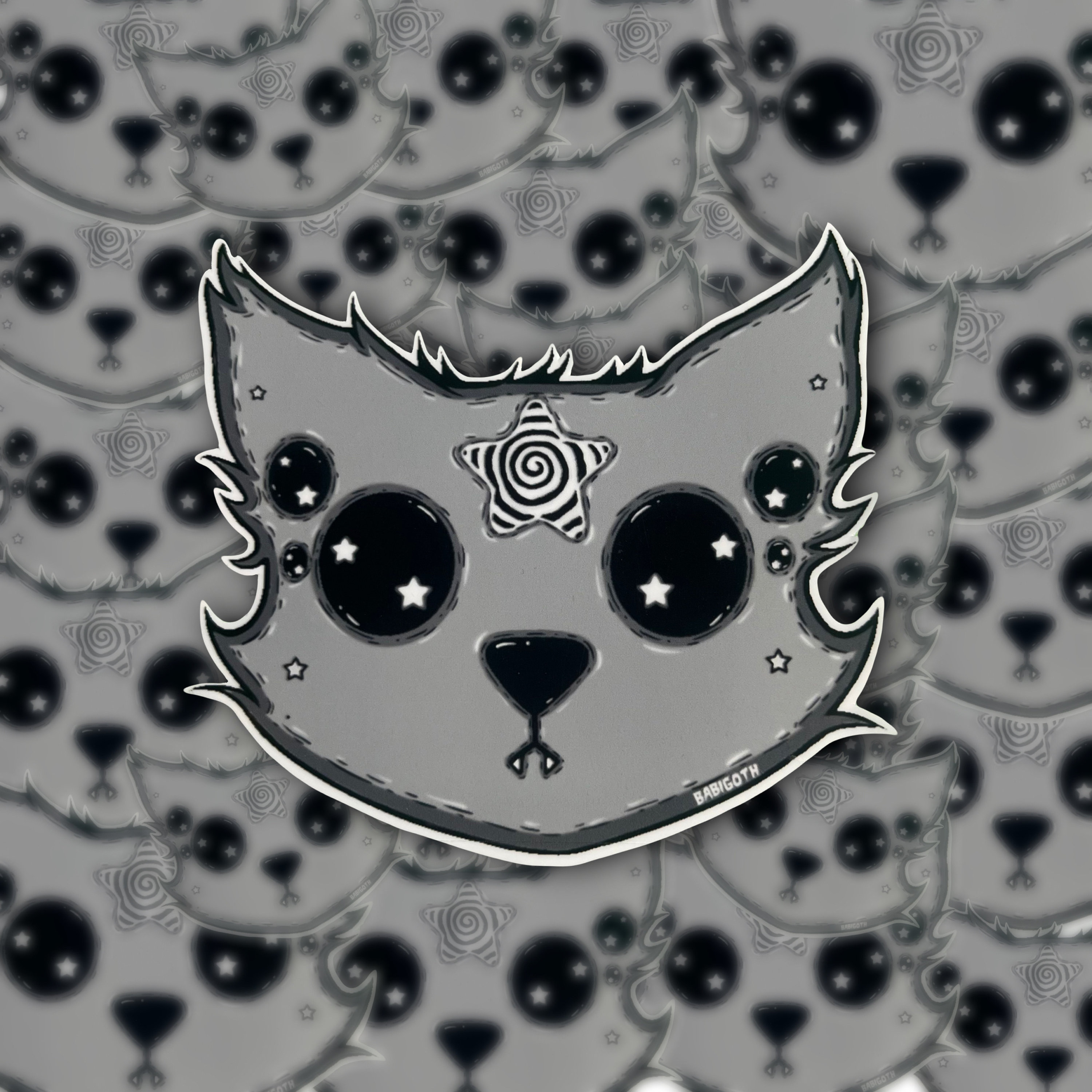 Star Cat Sticker - Etsy