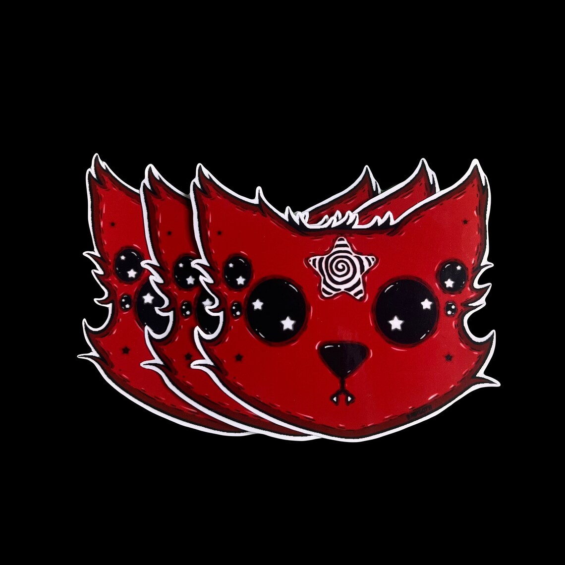 Star Cat Sticker - Etsy