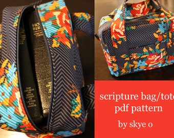 Ashley Bag PDF Pattern, Purse, Tote, or Scripture Bag - Etsy