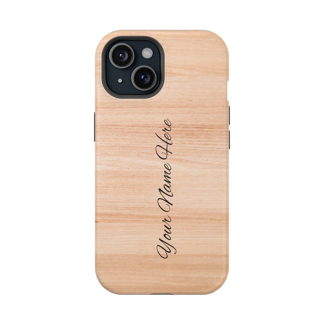 Personalized Custom Wooden Pattern Impact-resistant Phone Case - Etsy