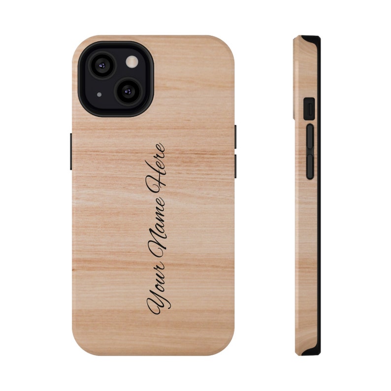 Personalized Custom Wooden Pattern Impact-resistant Phone Case - Etsy