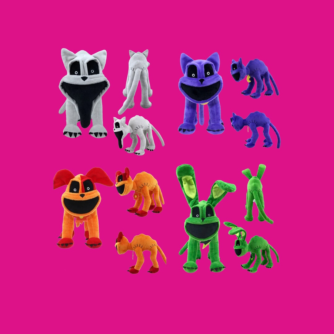 Smiling Critters Plush Toy, Smiling Critters, Cat Nap, Catnat, Accion ...