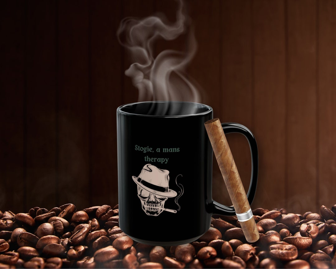 Stogie Smoking Mug Father's Day Father's Gift Birthday Christmas Coffee ...