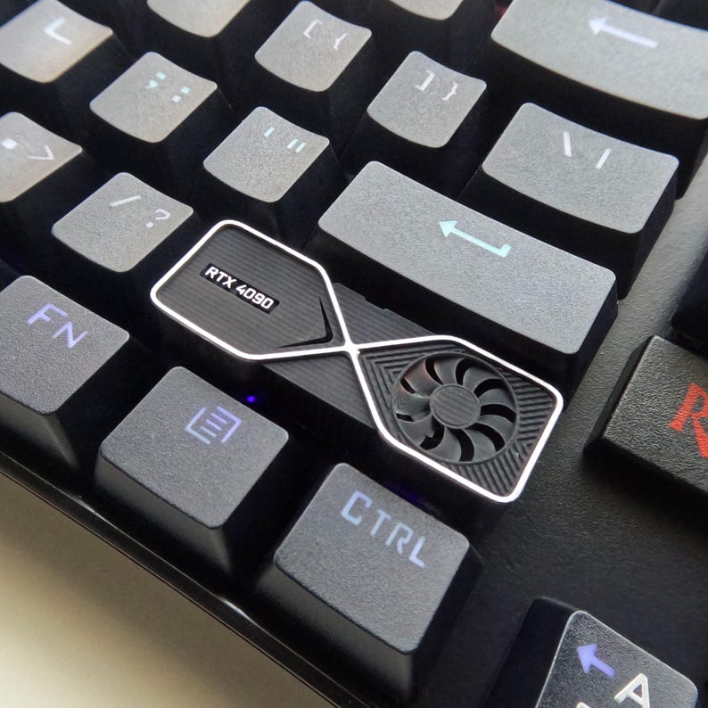 RTX 4090 Founders Edition Keycap right Shift Key 3 Pack Black and ...