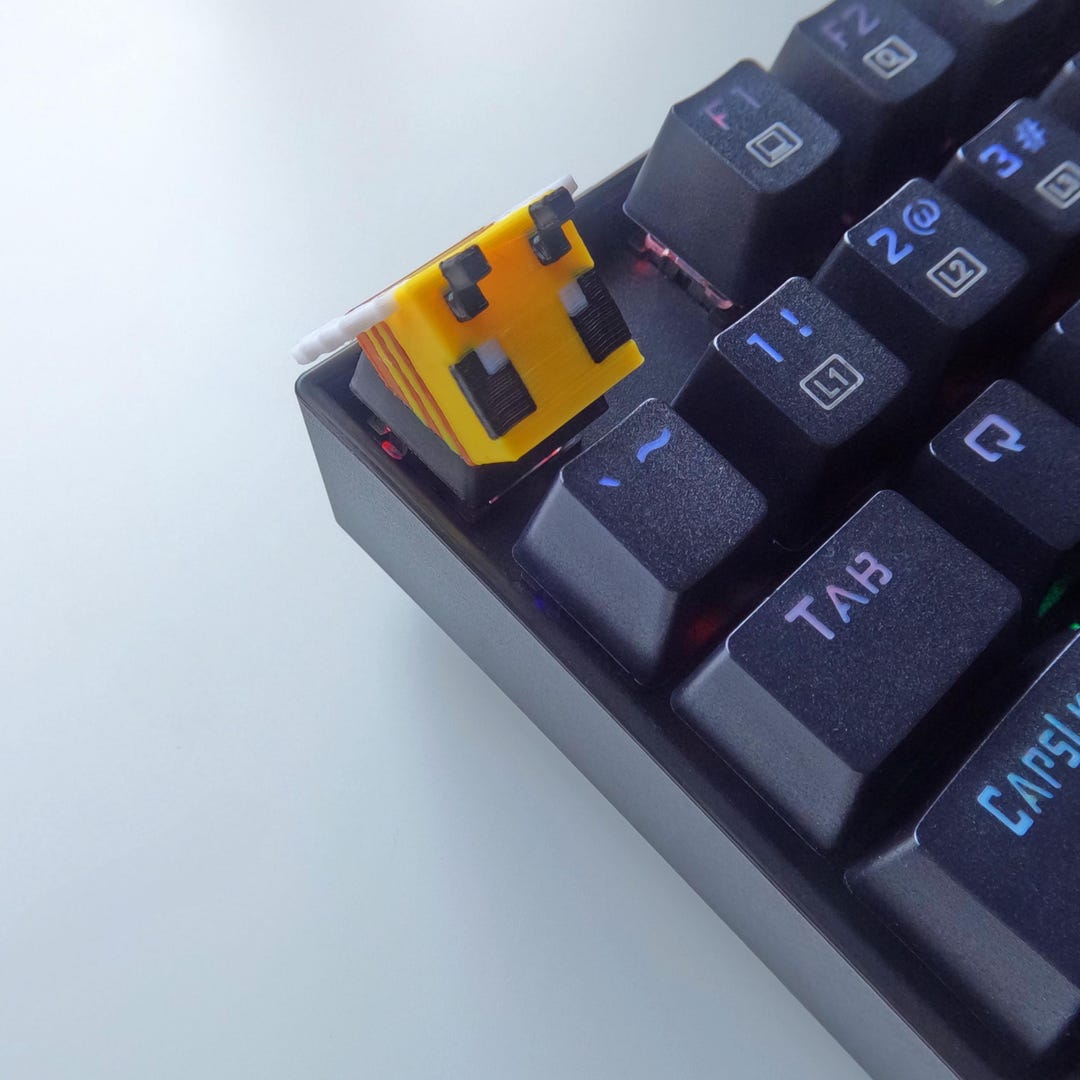 Bee Keycap - Animal Keycap - Keyboard Accessory - Gaming Accessory ...