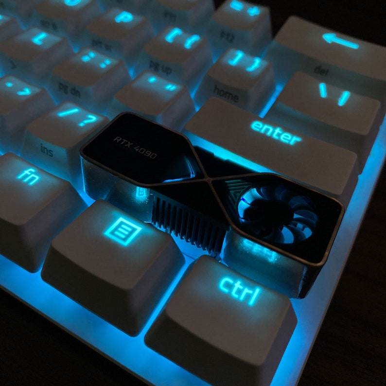 RTX 4090 Founders Edition Keycap right Shift Key 3 Pack Black and ...