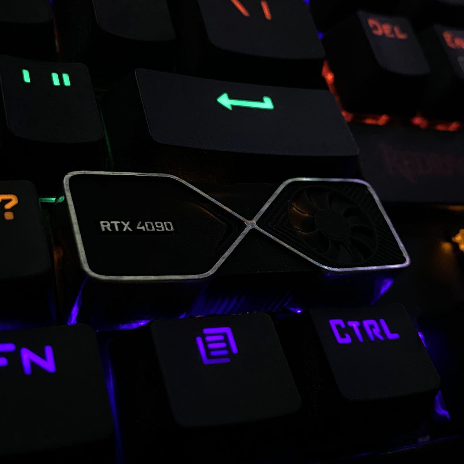 RTX 4090 Founders Edition Keycap right Shift Key 3 Pack Black and ...