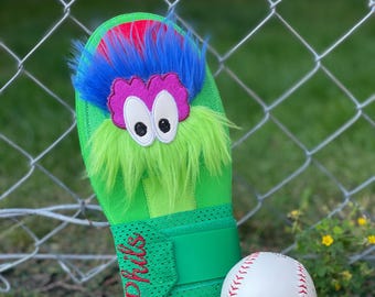 Phillies Phanatic Youth Sliding Mitt Green FREE Personalization - Etsy