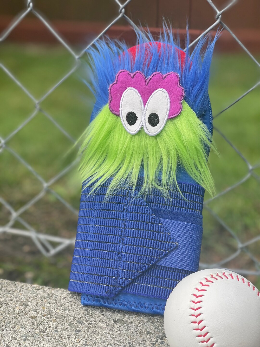 Phillies Phanatic Youth Sliding Mitt Blue - Etsy