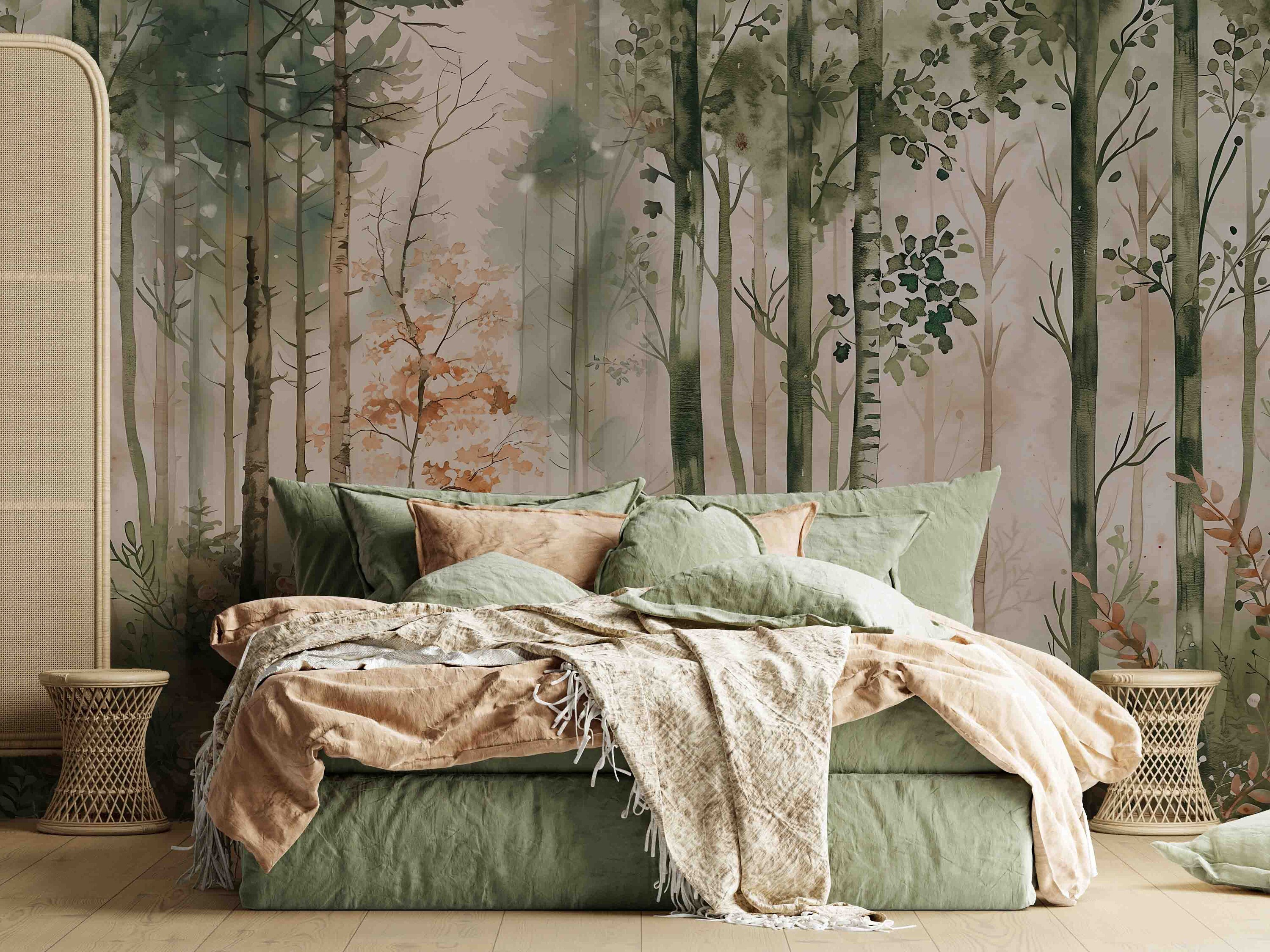 Tropical Jungle Tree Wallpaper Natural Forest Tree Leaves Wallpaper ...