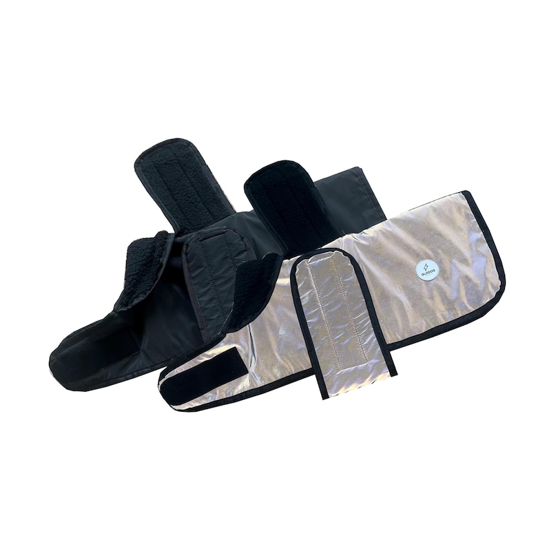 Black Reflective Waterproof Dog Coat - Etsy