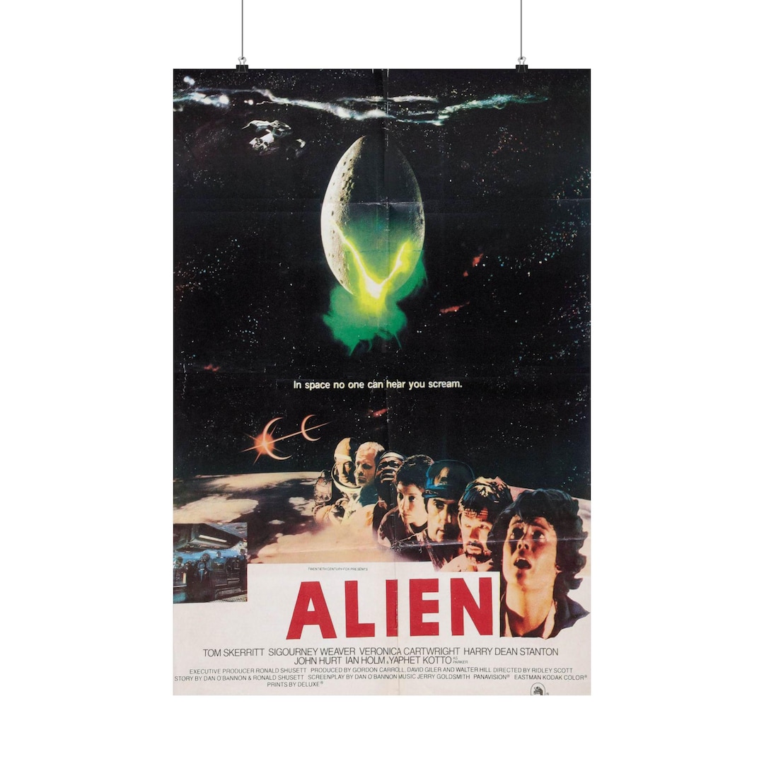 Alien 1979 Poster:ridley Scott's Sci-fi Horror experience the Tension ...