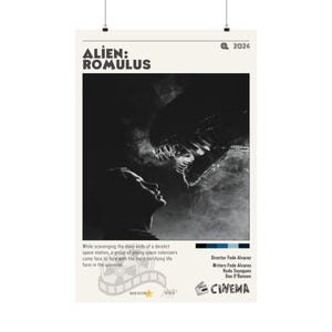 Alien: Romulus Retro Movie Poster, Classic Vintage Poster, Art Print ...