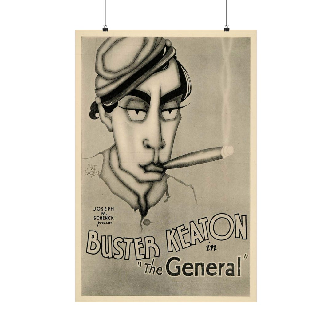The General Poster: Buster Keaton's Silent Film Classic Relive the ...