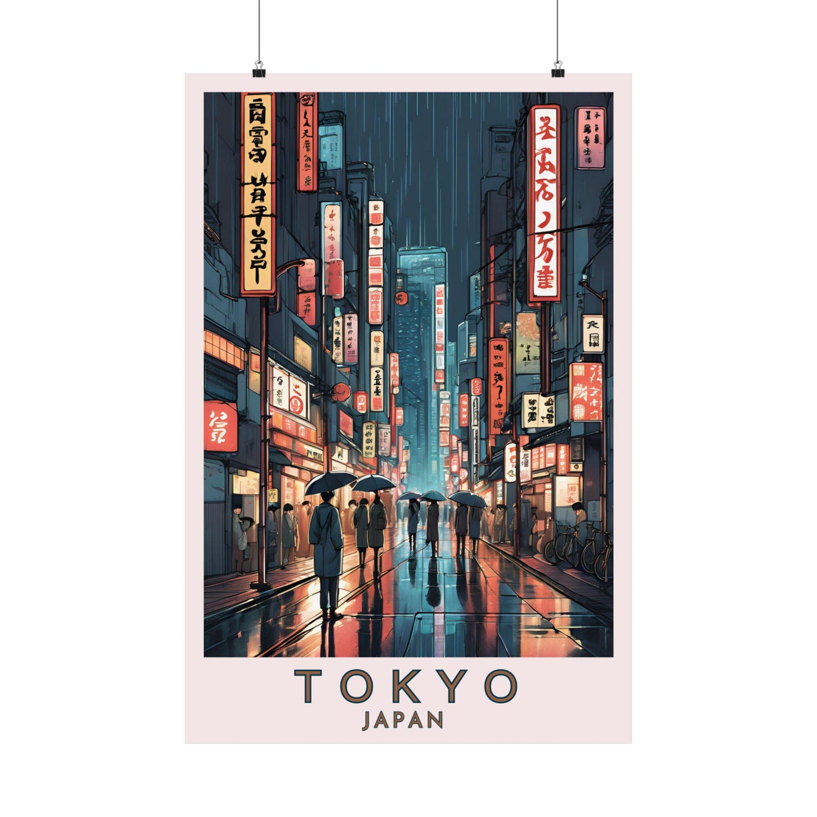 Tokyo Travel Print Tokio, Japan Poster, Prints, Birthday Present ...
