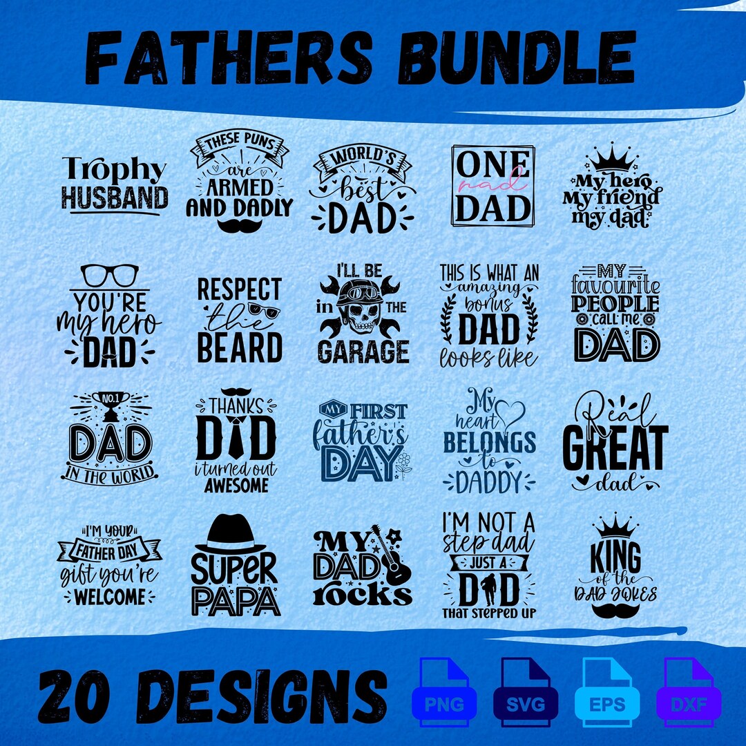 Fathers Day Fathers Bundle Best Dad Ever Dad Gift Best Gift for A Dad ...