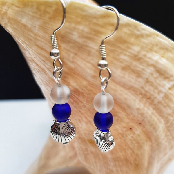 Ocean Blue Earrings - Etsy