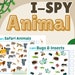 I-SPY Animals, Find and Count, Animals Theme, Insect for Kindergarten ...