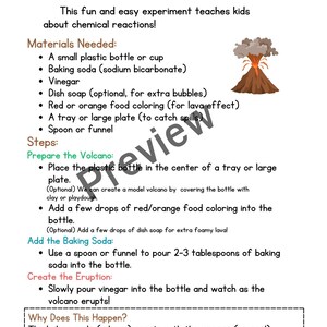 Five Fun & Easy Science Experiments for Kids! - Etsy