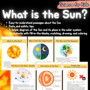 All About the Sun – Science Activities for Kids, Worksheets, Facts ...