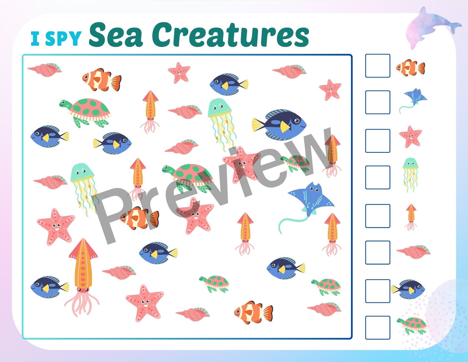 I-SPY Animals, Find and Count, Animals Theme, Insect for Kindergarten ...