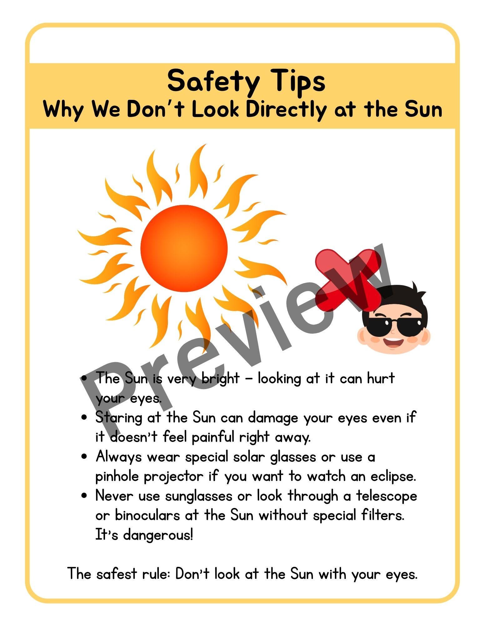 All About the Sun – Science Activities for Kids, Worksheets, Facts ...