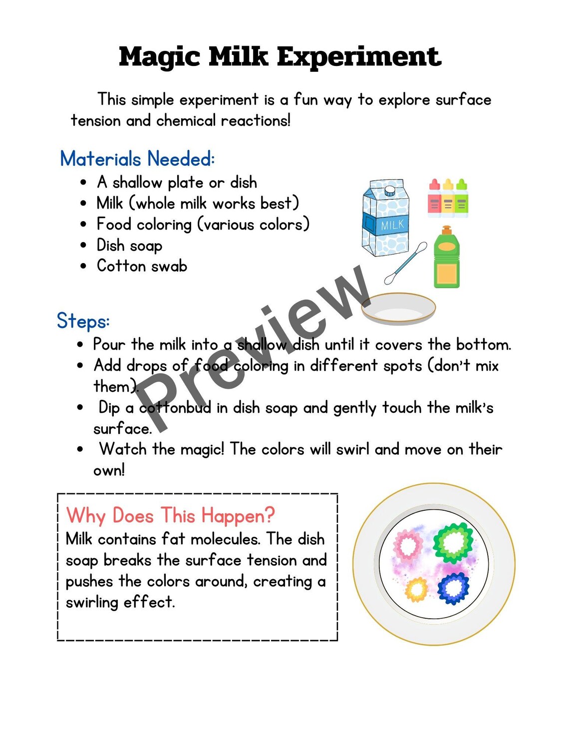 Five Fun & Easy Science Experiments for Kids! - Etsy