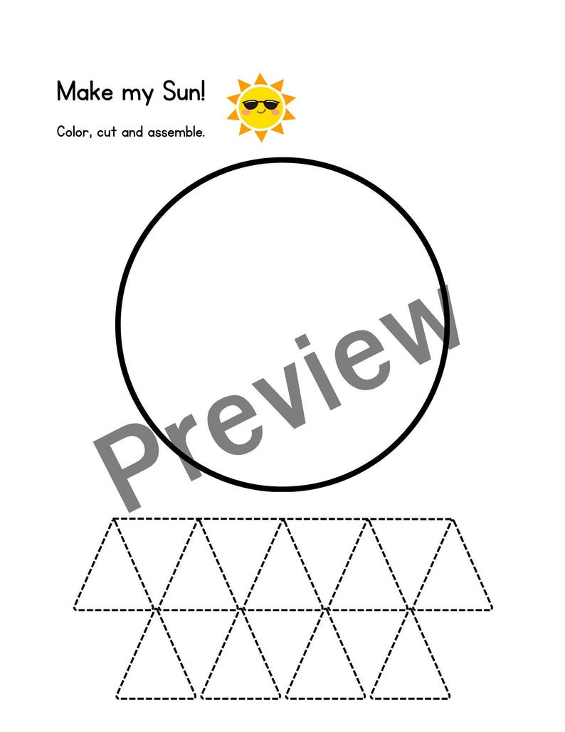 All About the Sun – Science Activities for Kids, Worksheets, Facts ...