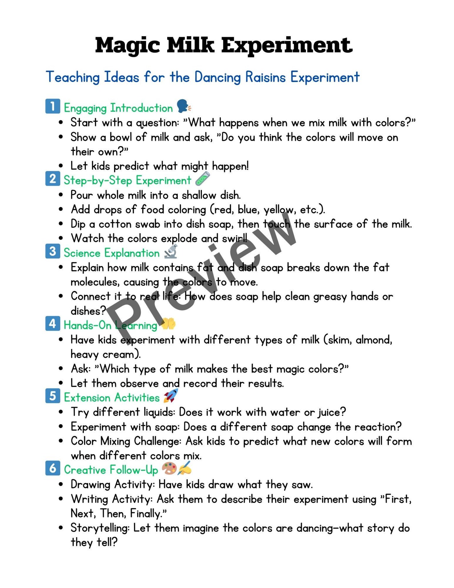 Five Fun & Easy Science Experiments for Kids! - Etsy