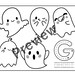 G is for Ghost, Fun Activity, Letter Gg, Paper Craft, DIY, Tracing ...
