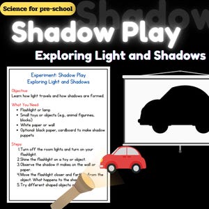 Light and Shadow Activities for Preschoolers - Etsy