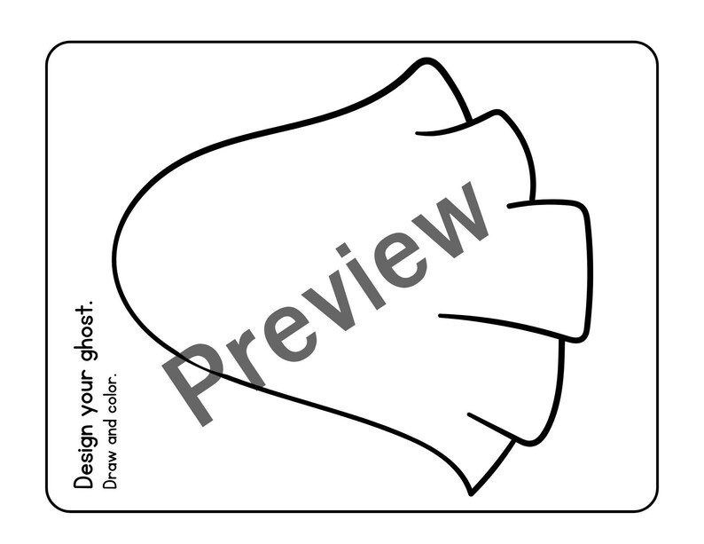G is for Ghost, Fun Activity, Letter Gg, Paper Craft, DIY, Tracing ...