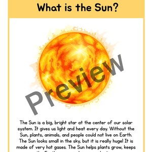 All About the Sun – Science Activities for Kids, Worksheets, Facts ...