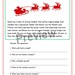 12 Santa & Reindeer Reading Comprehension Passages for Kids - Etsy