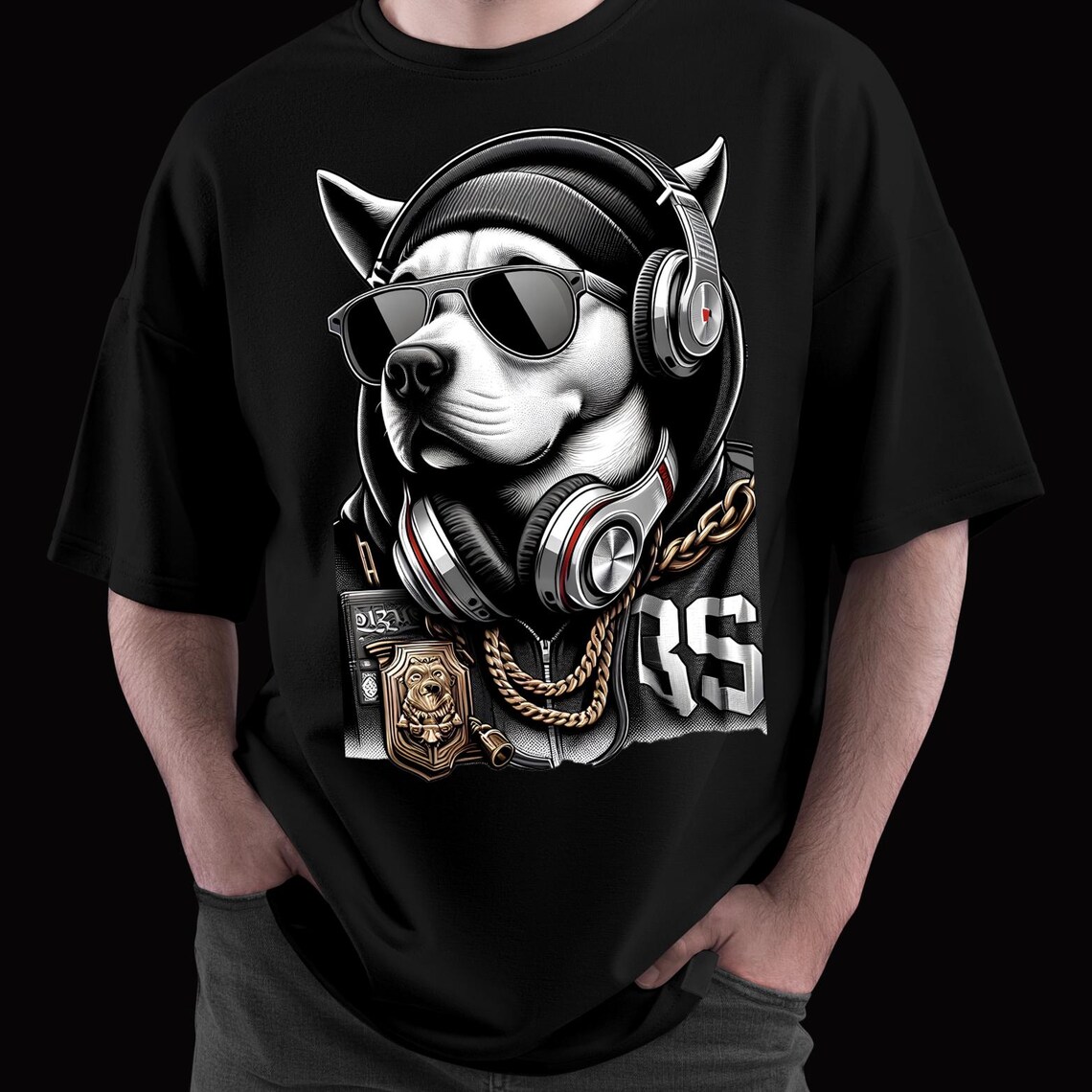Streetwear Gangster Pit Bull Png, Urban Sublimation Design, Dogs Bundle ...