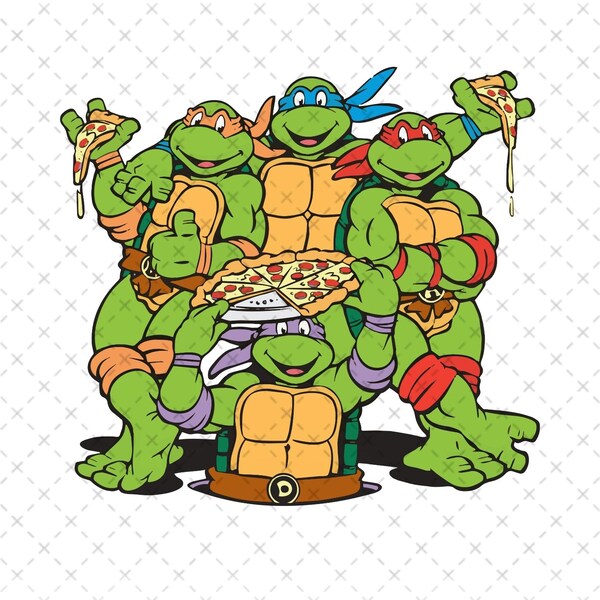 Ninja Turtle Clipart - Etsy