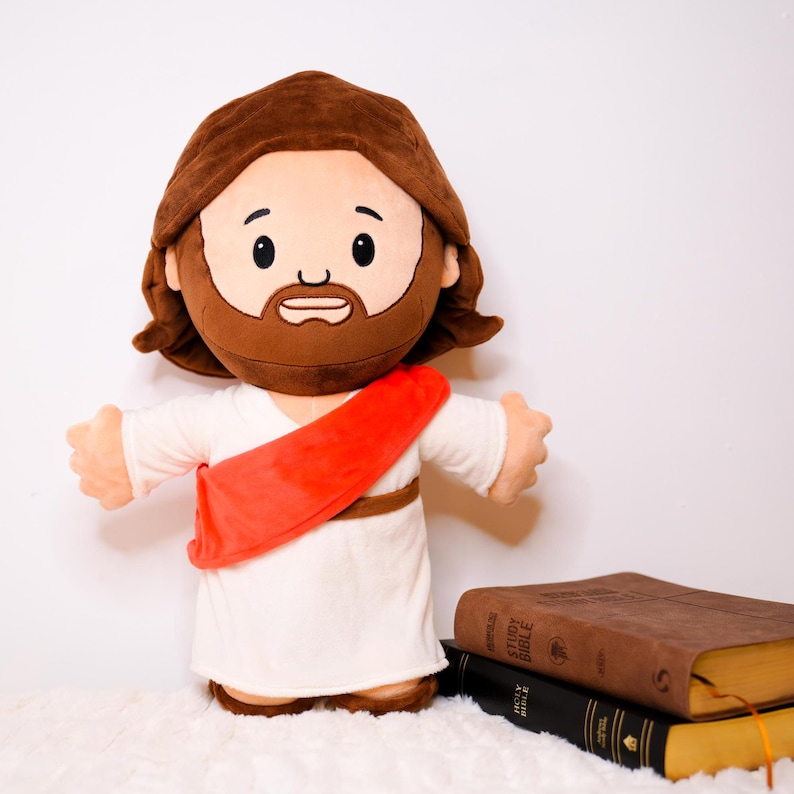 Large Jesus Plushie, Christian Gift, Cute Jesus, Children, Jesus Plush ...