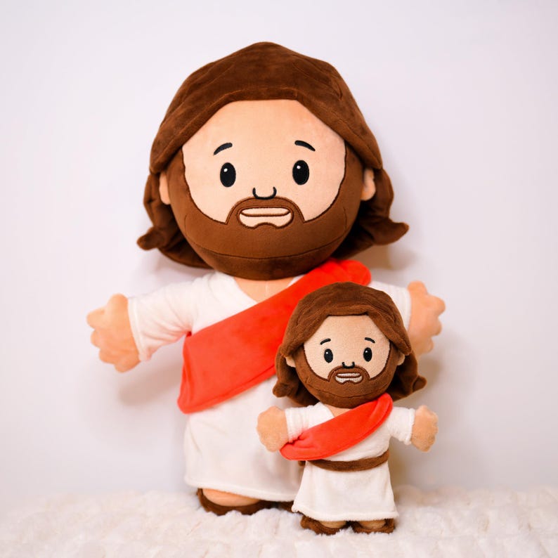 Small Jesus Plushie, Jesus Plushie, Christian Gift, Cute Jesus ...