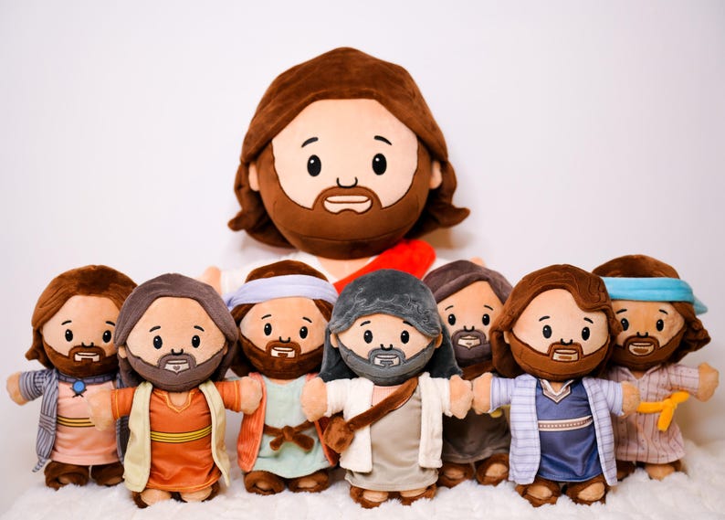 Large Jesus Plushie, Christian Gift, Cute Jesus, Children, Jesus Plush ...