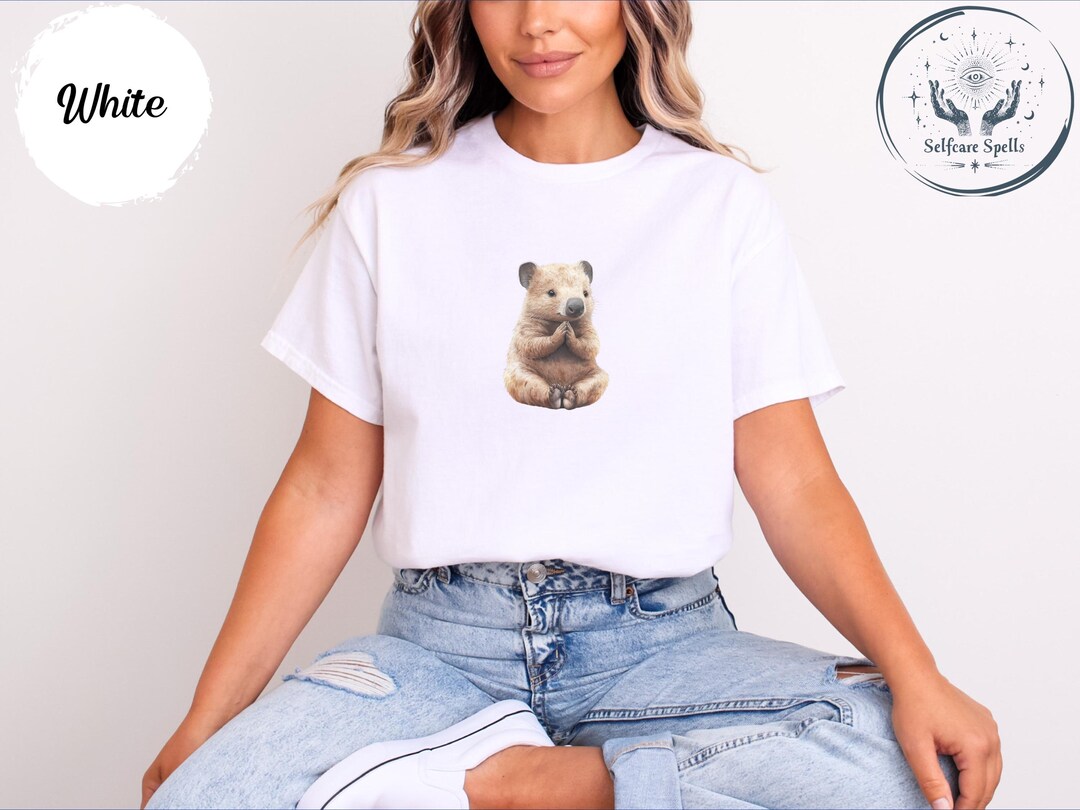 Funny Wombat Yoga Pose Shirt Australian Wildlife Animal Nature ...