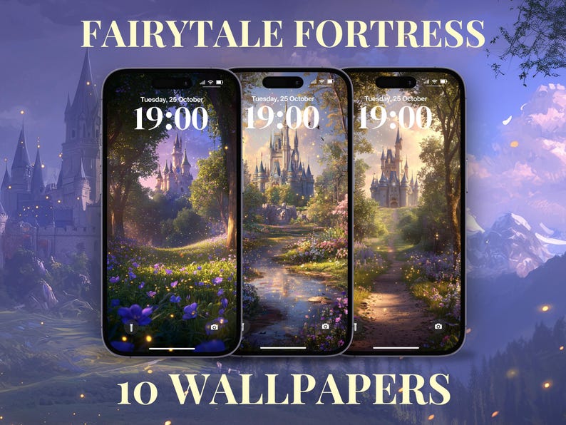 Fairytale Castle Phone Wallpaper Magic Enchanted iPhone Cottagecore ...