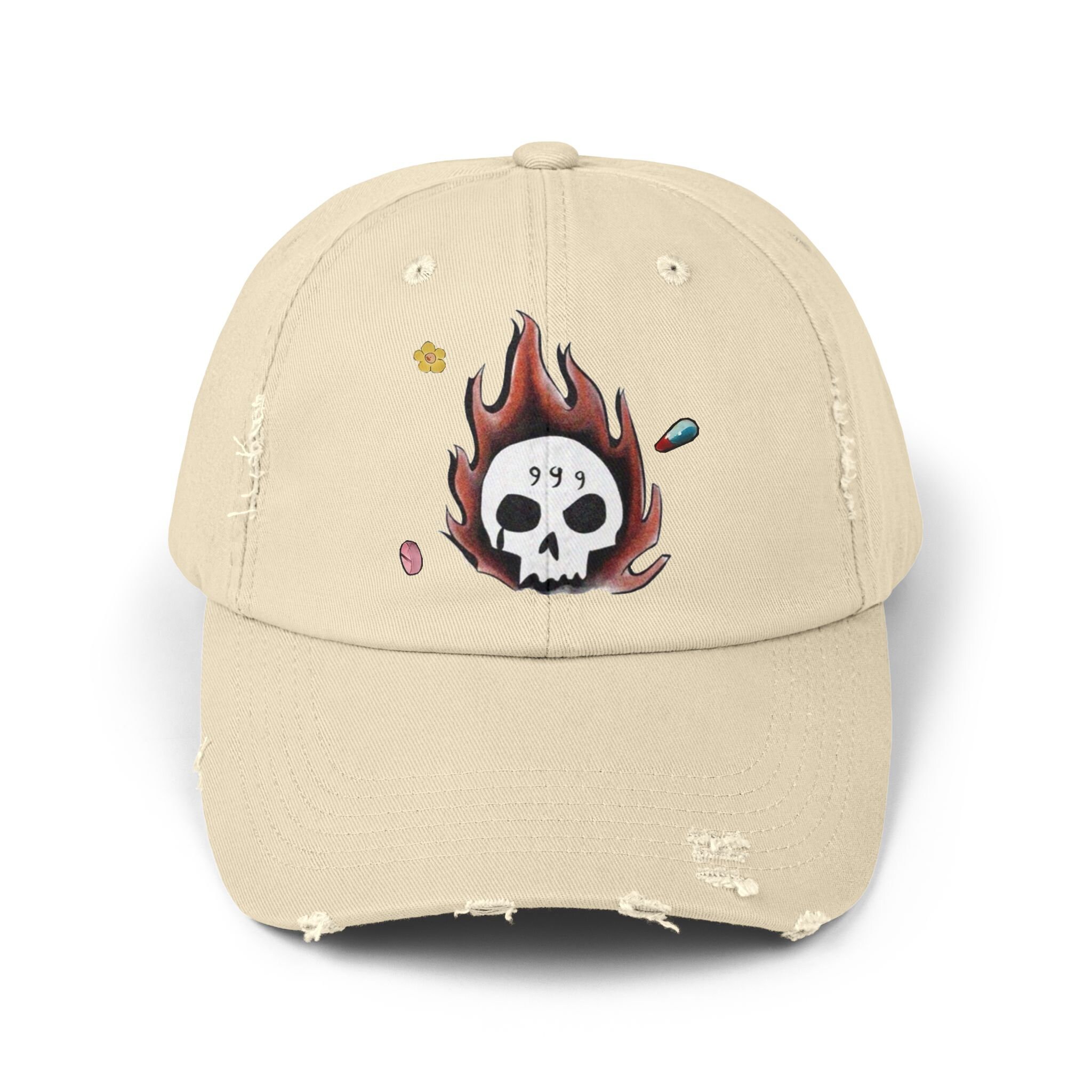 Juice WRLD Unisex Distressed Cap - Etsy