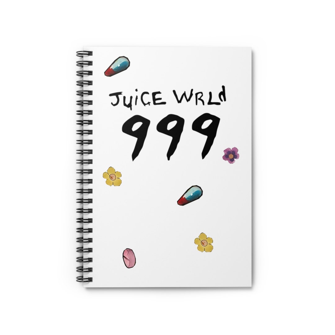 Rapper Juice WRLD Spiral Notebook Ruled Line - Etsy