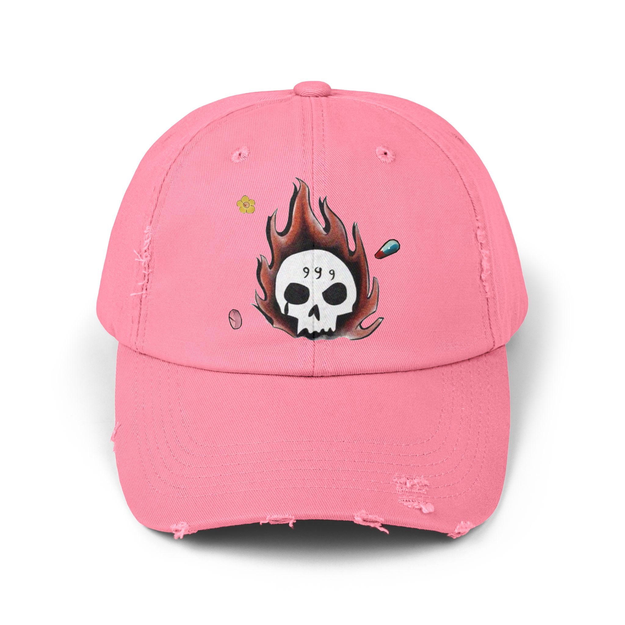 Juice WRLD Unisex Distressed Cap - Etsy
