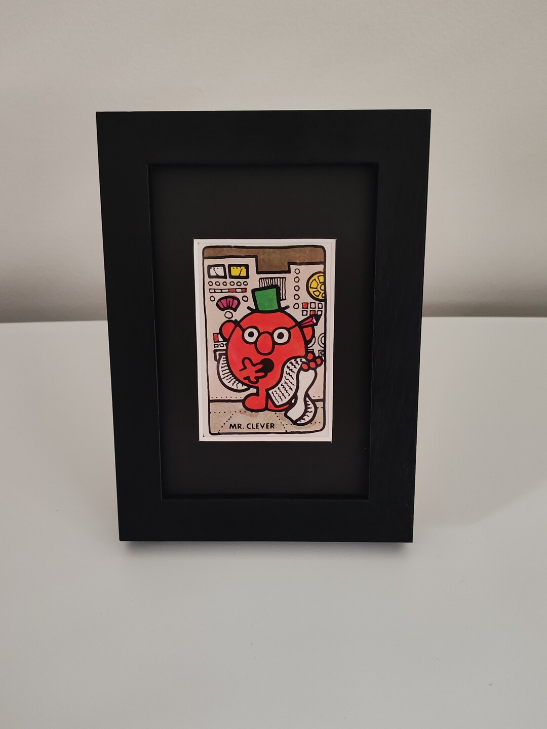 1970s Vintage Mr Clever Mr Men Playing Card Framed - Etsy